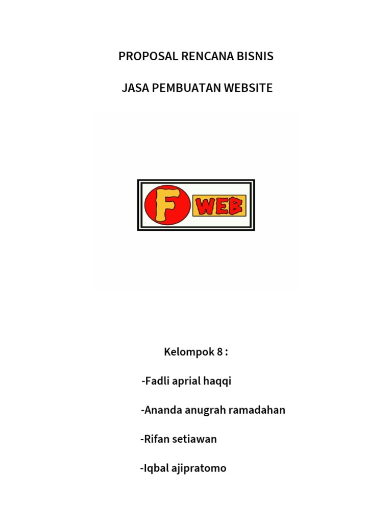 Proposal Rencana Bisnis | PDF