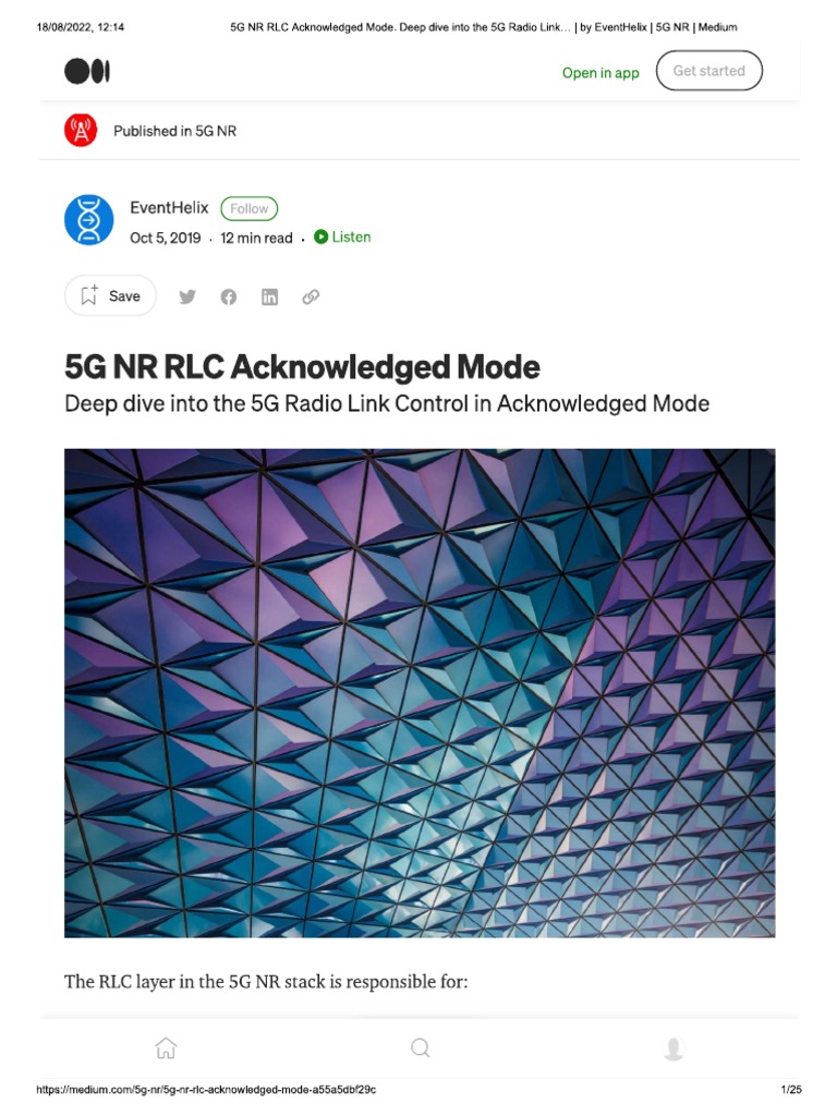 5G NR RLC Acknowledged Mode | PDF