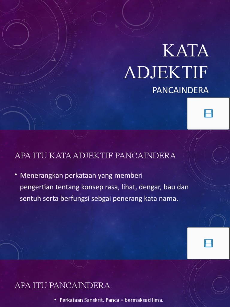 Kata Adjektif Power Point 1 | PDF