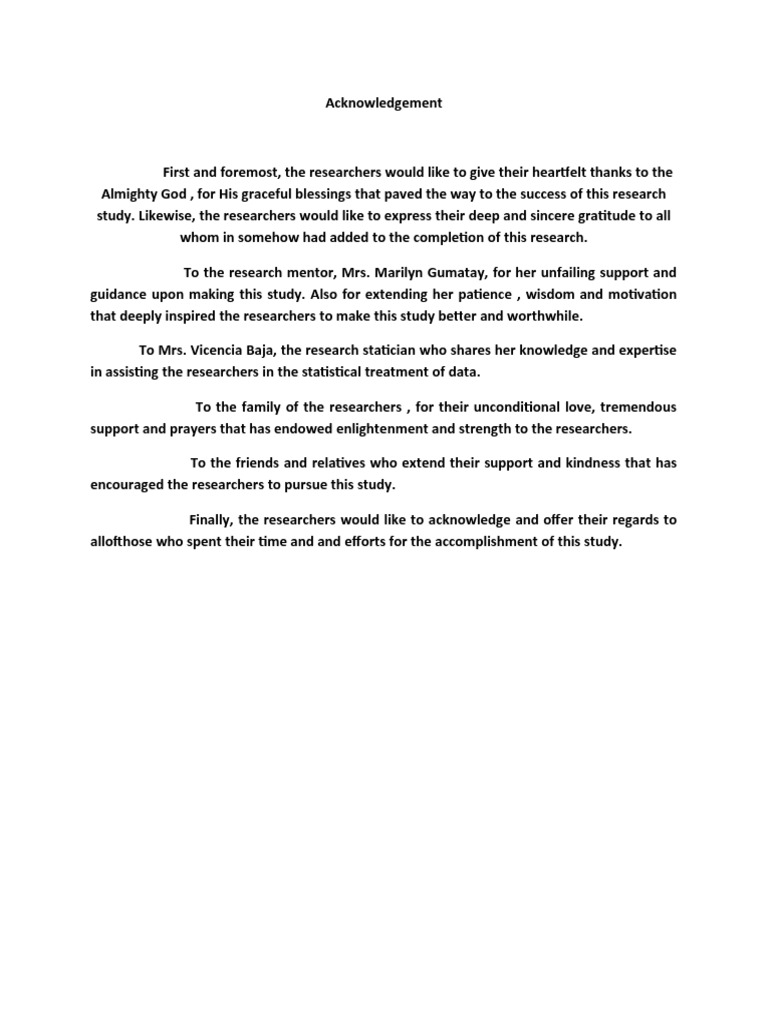 Acknowledgement WPS Office | PDF