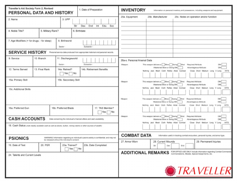 Tas Form2 Revised | PDF