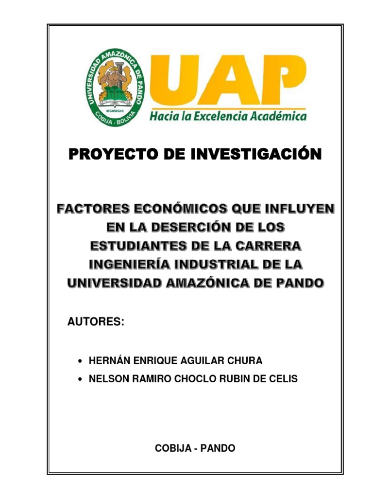 Proyecto de Investigación | PDF