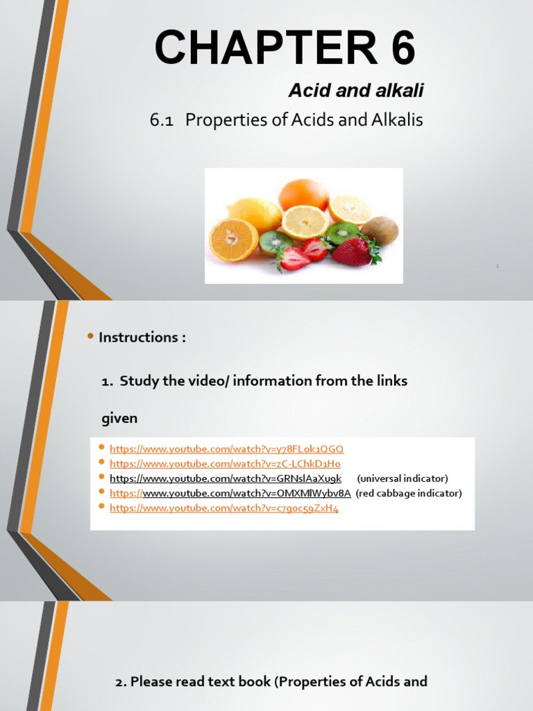Properties of Acids and Alkalis | PDF | Acid | Sodium Hydroxide