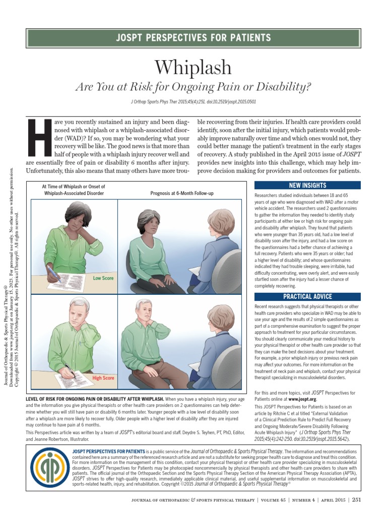 Jospt 2015 0501 | Download Free PDF | Physical Therapy | Therapy
