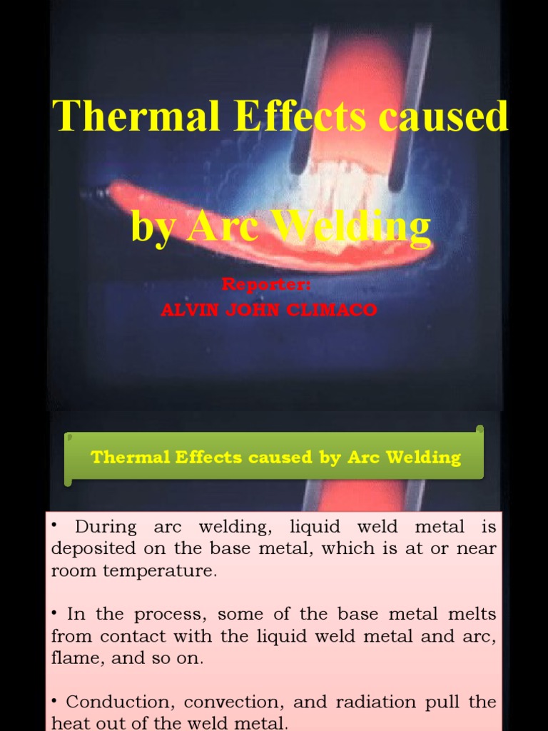 Thermal Effects Caused by Arc Welding | PDF | Construction | Welding