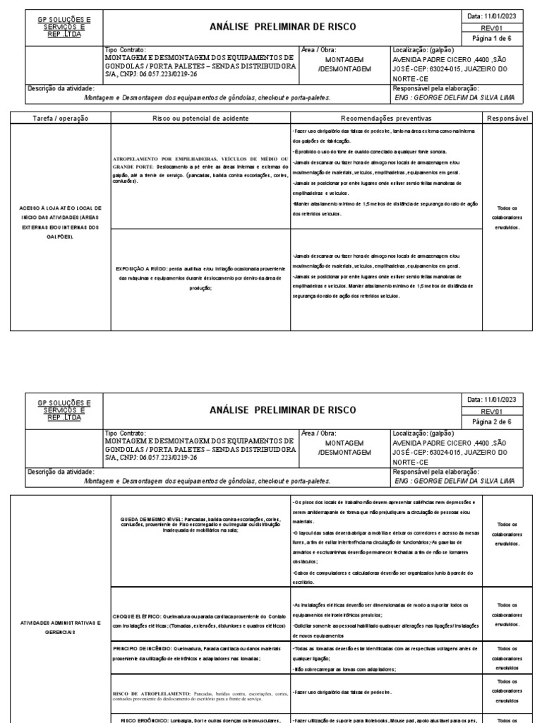 APR - Sendas Distribuidora, Juazeiro Do Norte | PDF | Empilhadeira