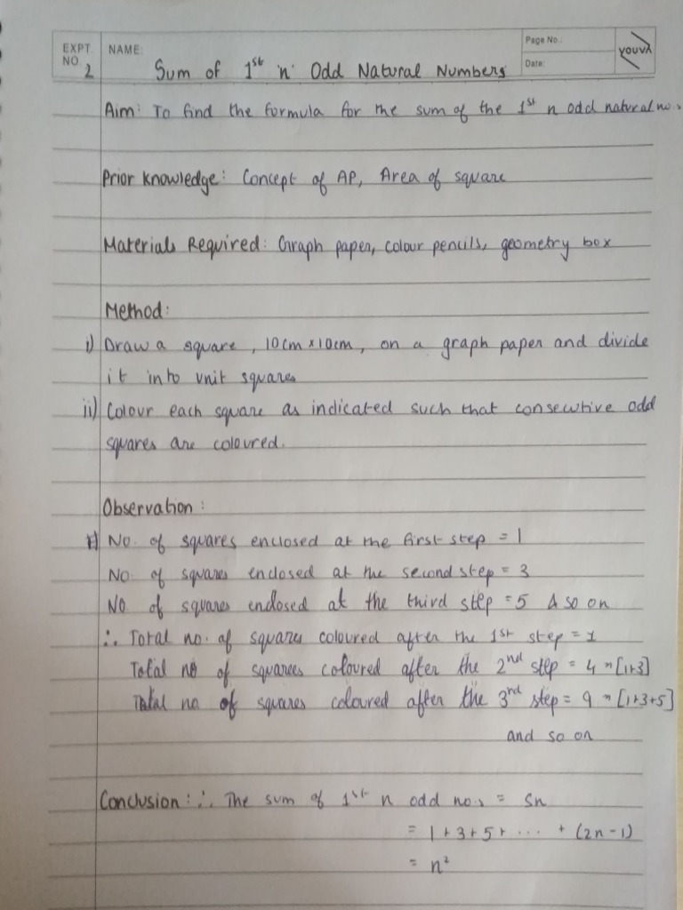 Activity 2 - Oddnnumbers | PDF