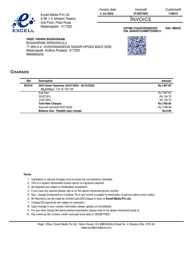 Invoice 10 | PDF | Receipt | Accounts Payable