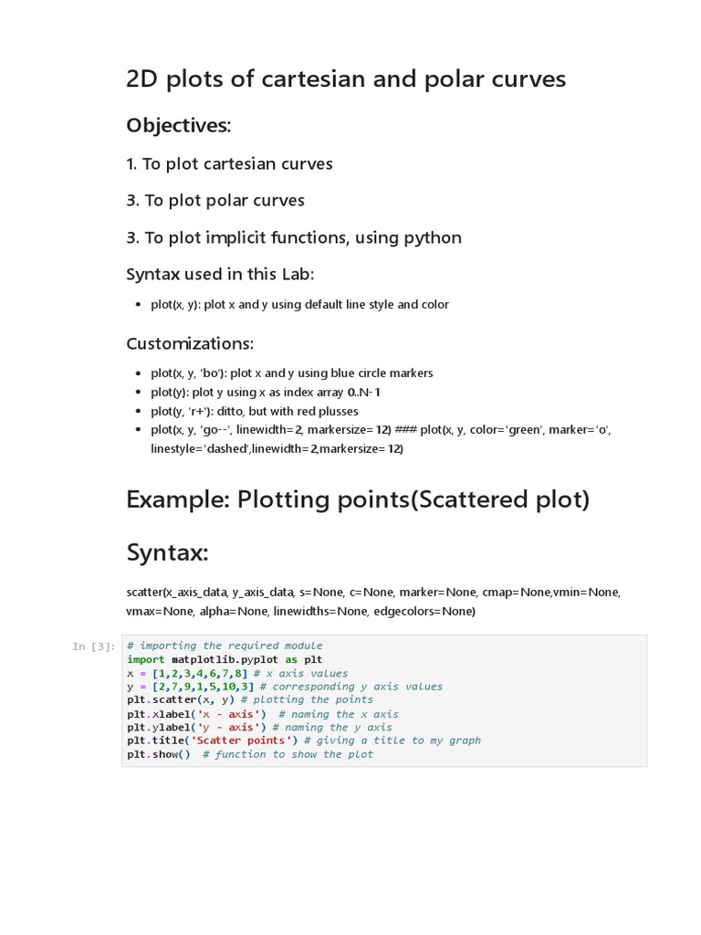 Lab 1 | PDF | Parameter (Computer Programming) | Exponential Function