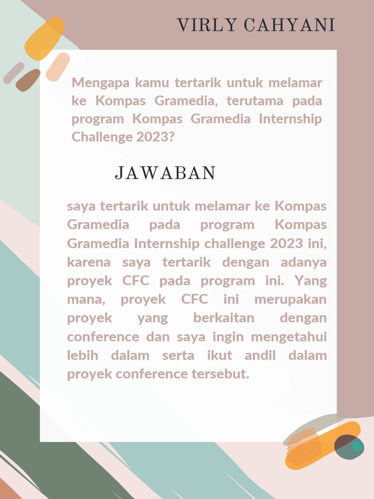 Jawaban Pertanyaan | PDF