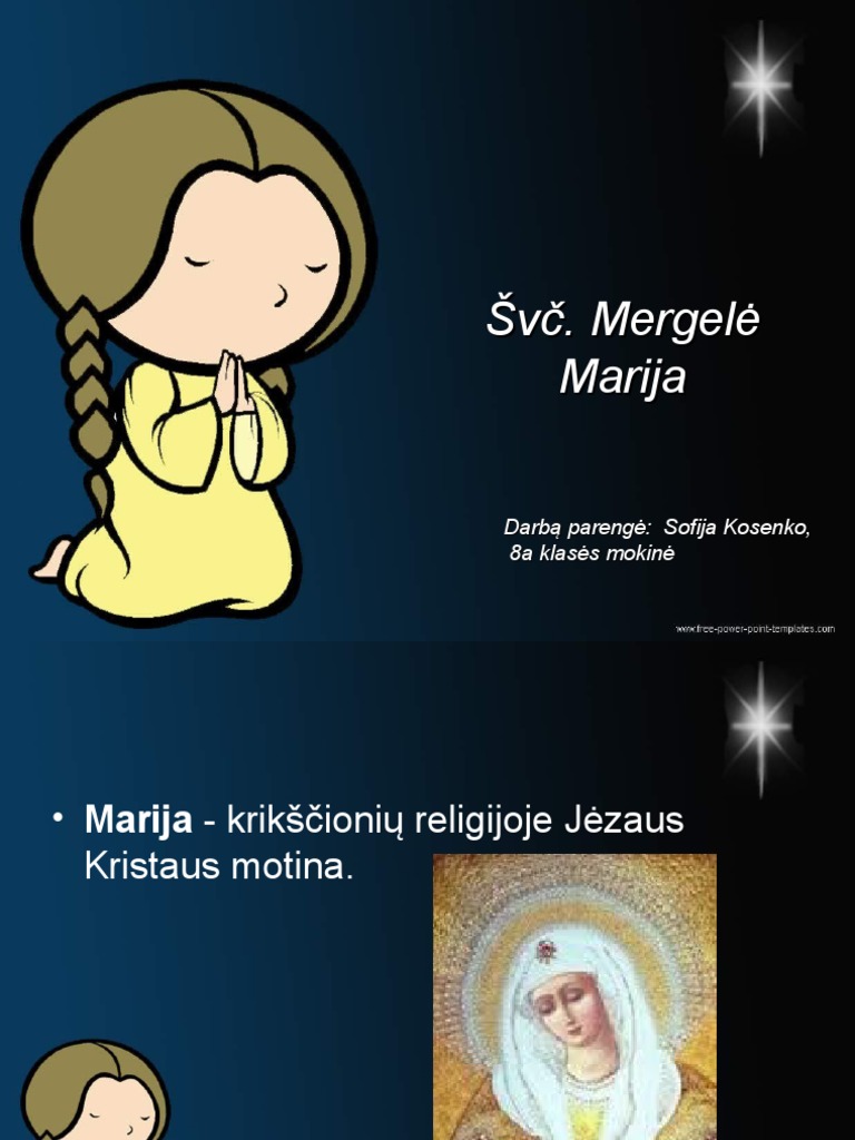 SVC Mergele Marija Sofija 8a Klasė | PDF