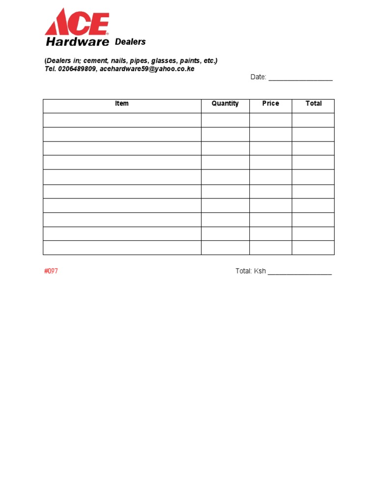 Sales Receipt Template | PDF