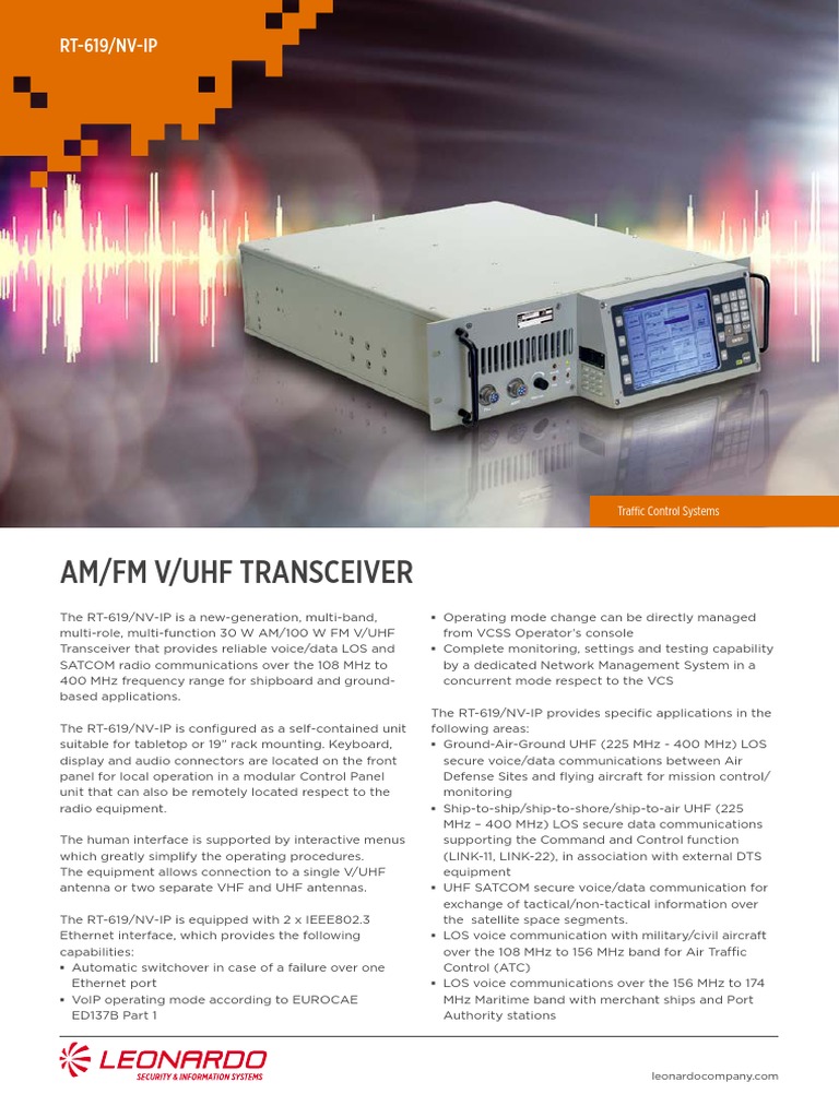 RT619 LQ (mm08670) | Download Free PDF | Frequency Modulation | Broadcast Engineering