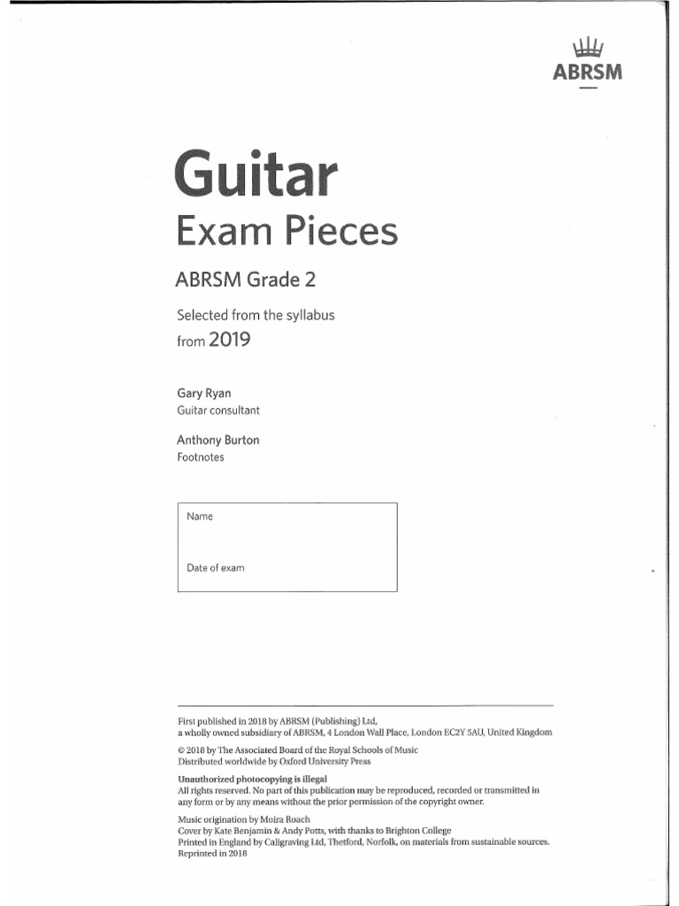 ABRSM Grade 2 p3b | PDF