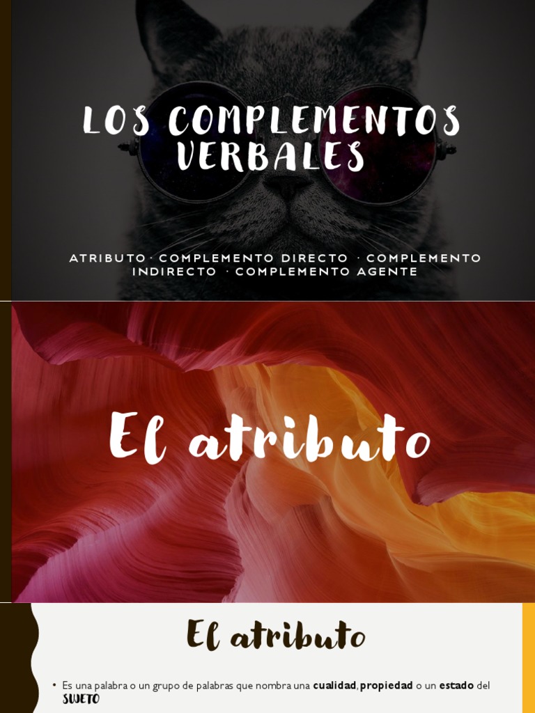 Complementos Del Verbo I | PDF