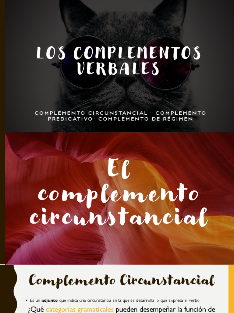 Complementos del verbo II | PDF | Verbo | Objeto (gramática)