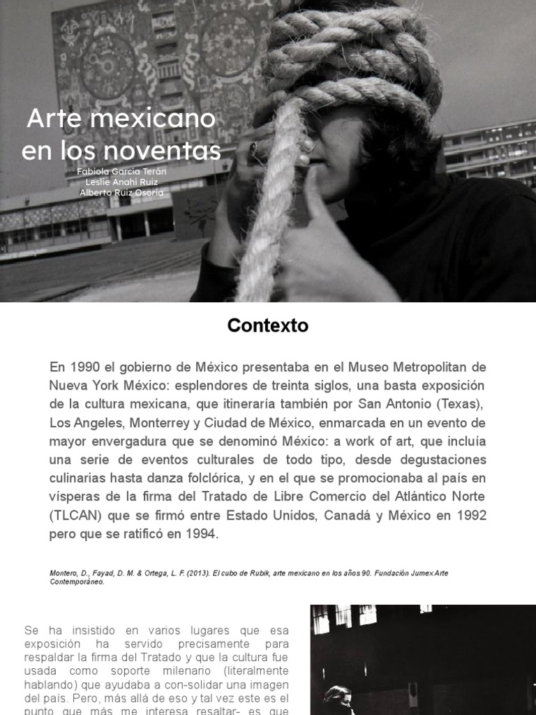 Arte Mexicano en los 90: Contexto y Movimientos | PDF | México