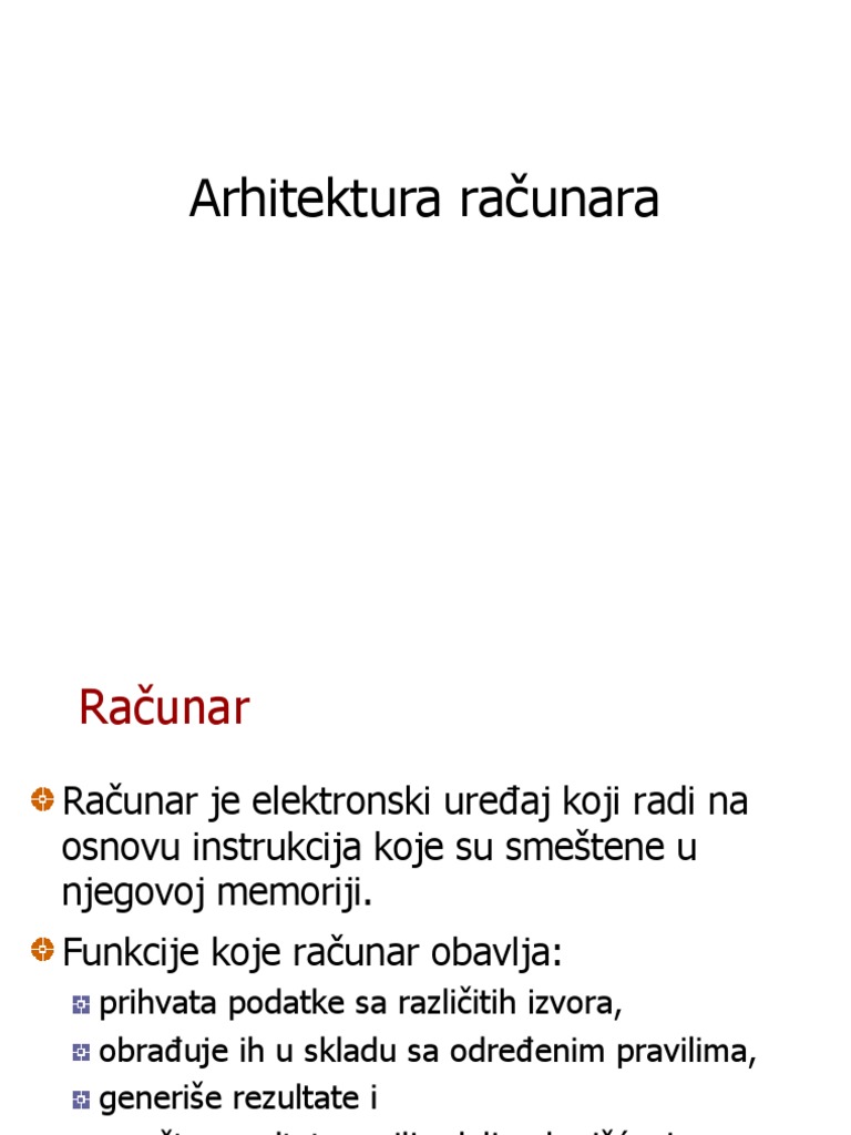 14 Arhitektura Racunara 25.05.2020 | PDF