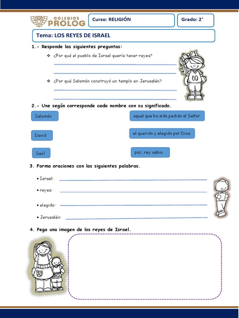 Ficha Los Reyes de Israel | PDF | Arte | Historia