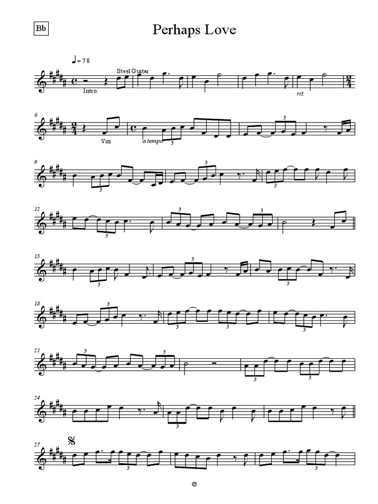 06 Perhaps Love | PDF