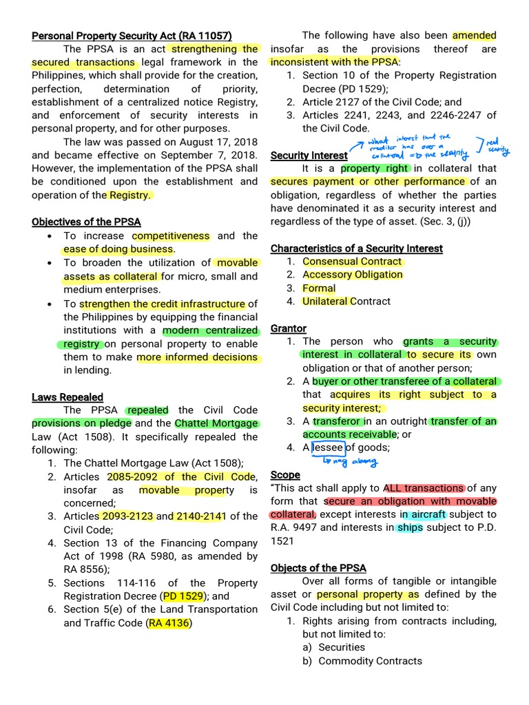 PPSA Handouts | PDF