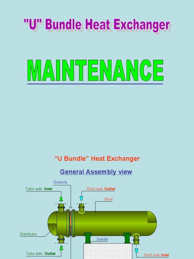 U Bundle Heat Exchanger Maintenance Guide | PDF