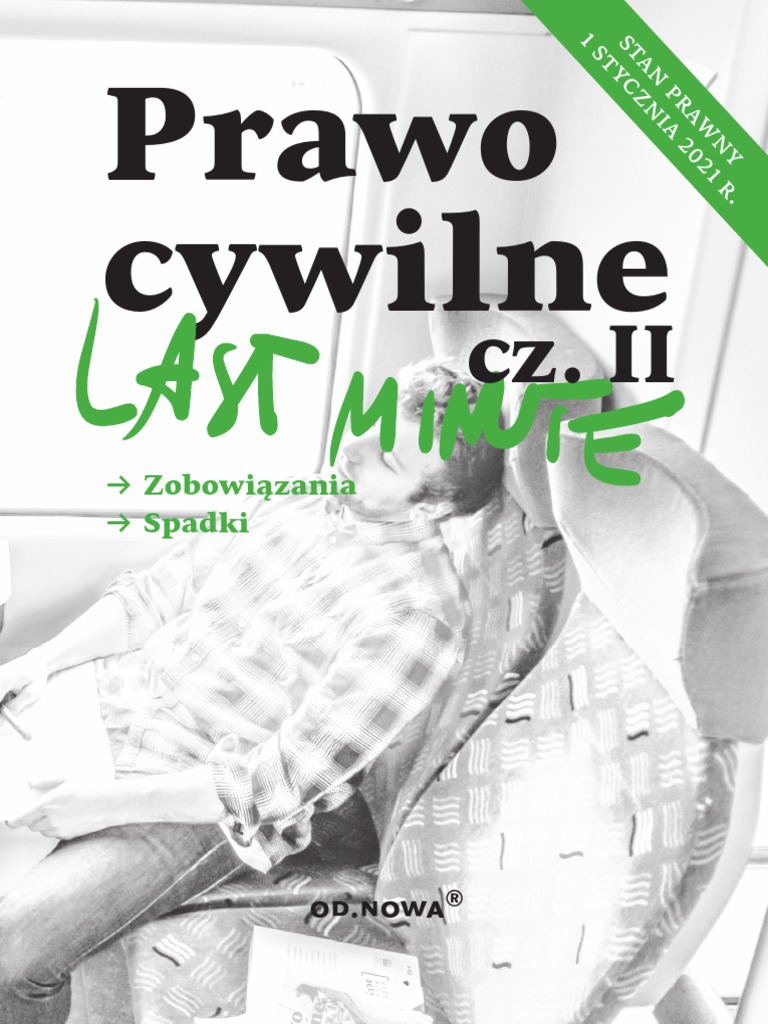 Last Minute Prawo Cywilne Czesc II Styczen 2021 | PDF