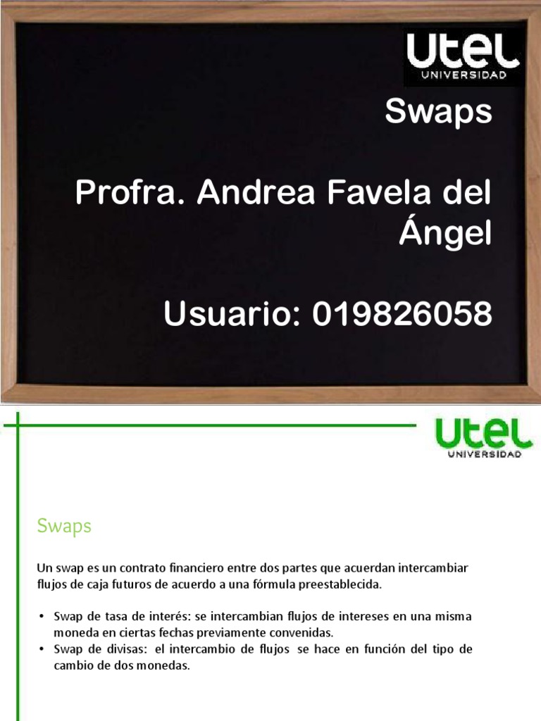 Swaps | PDF | Swap (Finanzas) | Economias