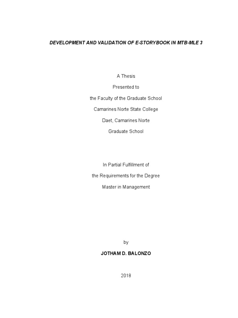 Chapter 1 E STORYBOOK | PDF | Teachers | Curriculum