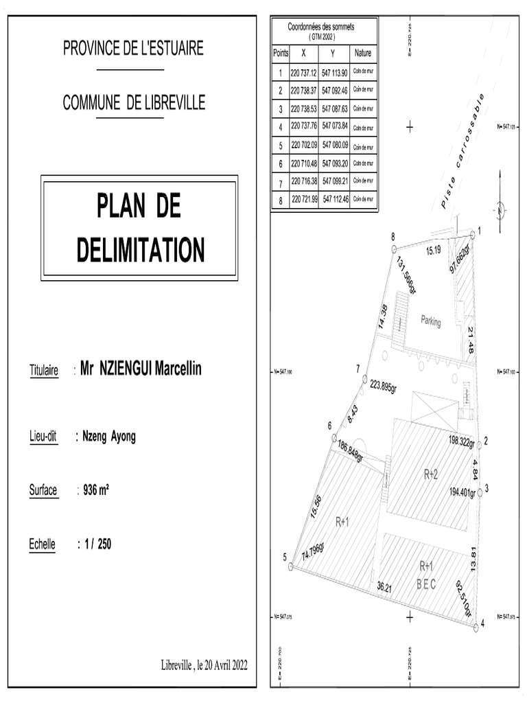 Plan Délimitation | PDF