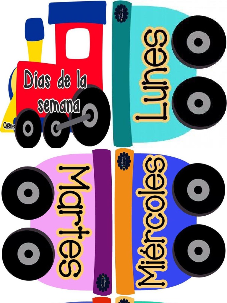 Dias de La Semana y Colores | PDF