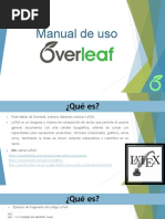 Manual Básico de Overleaf | PDF | Fórmula | Informática