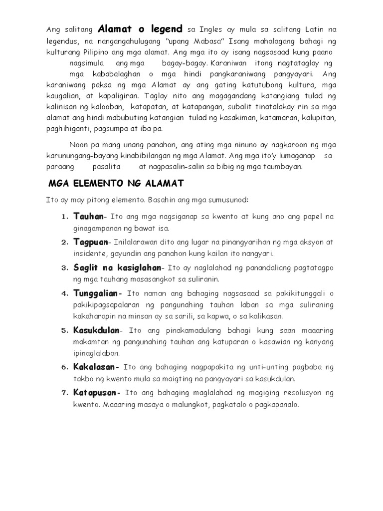 Alamat | PDF