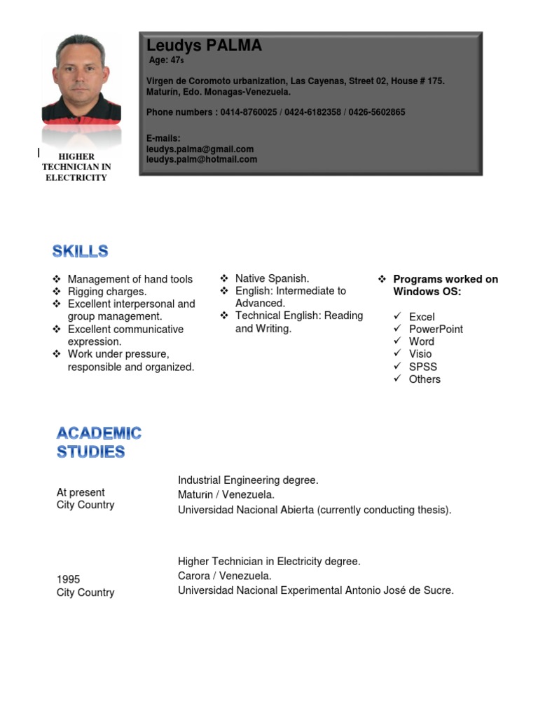 English CV Updated 2019 | PDF | Manufactured Goods | Equipment