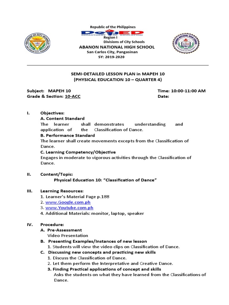 Semi Detailed LP | PDF | Learning | Cognition