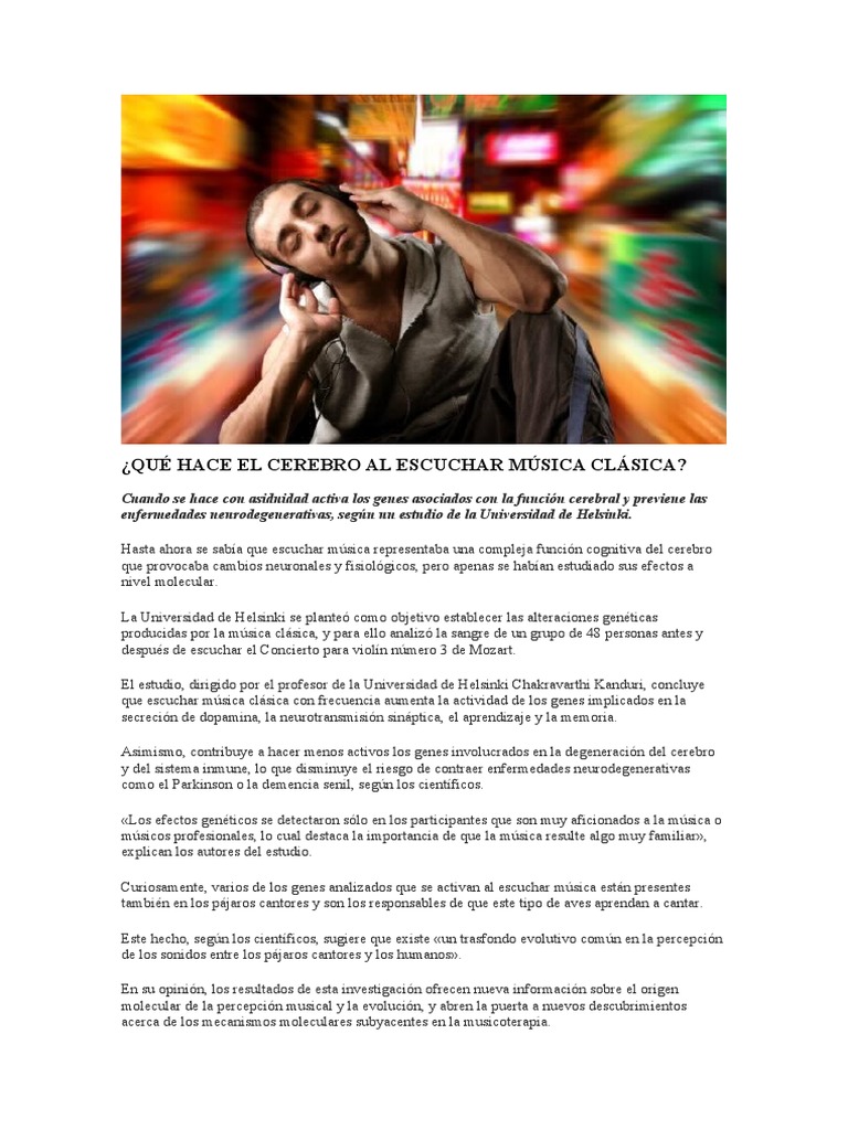 Compases que son píldoras de salud: Los beneficios de la música clásica ...