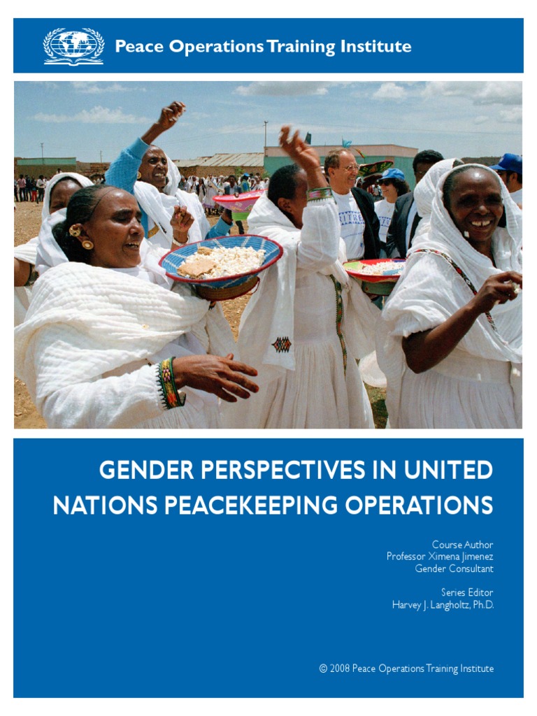 Gender Perspectives in United Nations Peacekeeping Operations | PDF ...