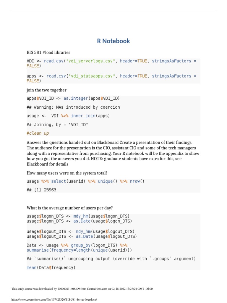 CIO Presentation: VDI Usage Analysis | PDF | Application Software | Software Development