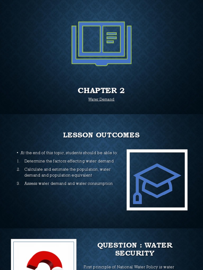 Chapter 2.1 - Water Demand | PDF | Water | Fertilizer