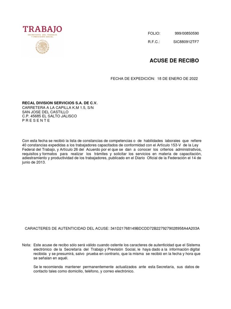 Formato DC4 999 - 00850590 | PDF