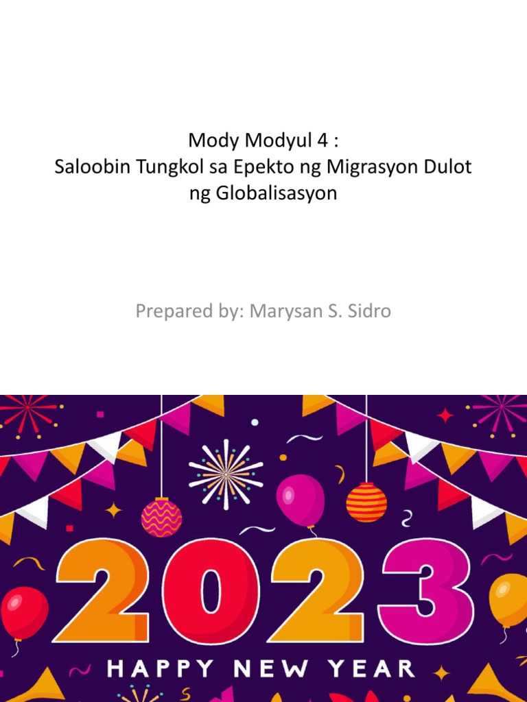 Modyul 4 | PDF