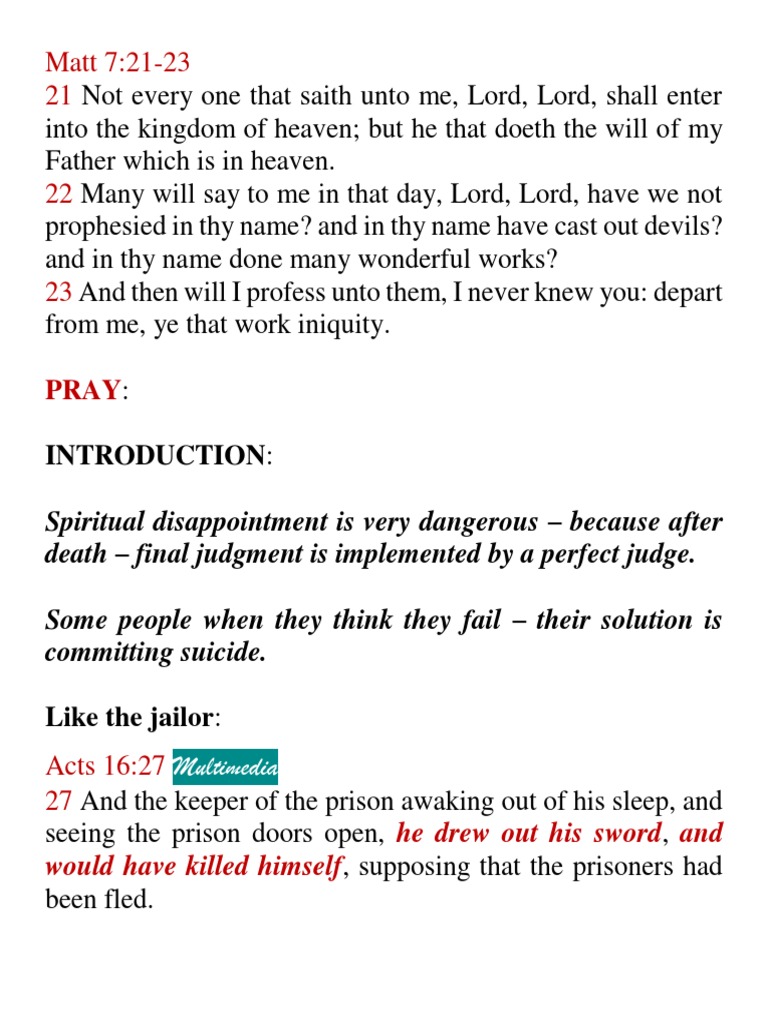 Be Sure of Your Salvation | PDF | Jesus | Judas Iscariot