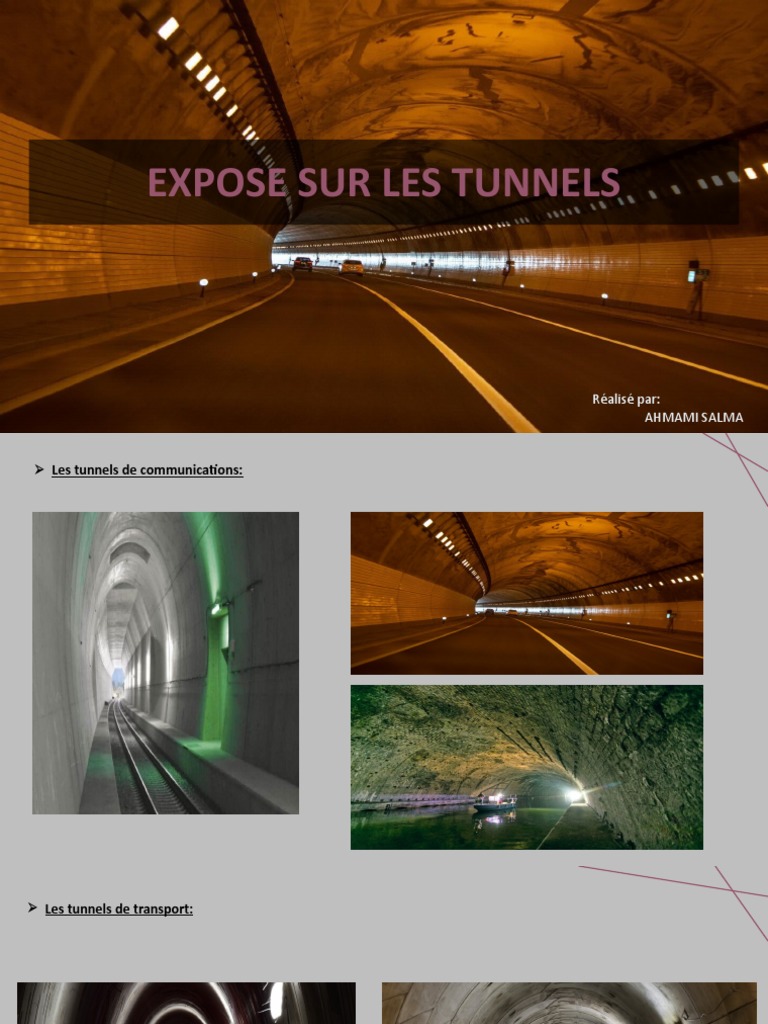 Expose Sur Les Tunnels | PDF | Tunnel