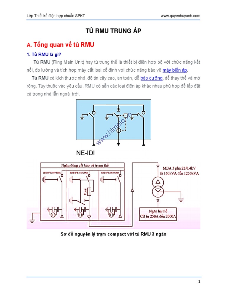Tủ trung thế RMU 24kV | PDF
