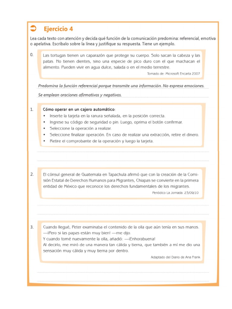 Lengua 4 Sab 6 | PDF