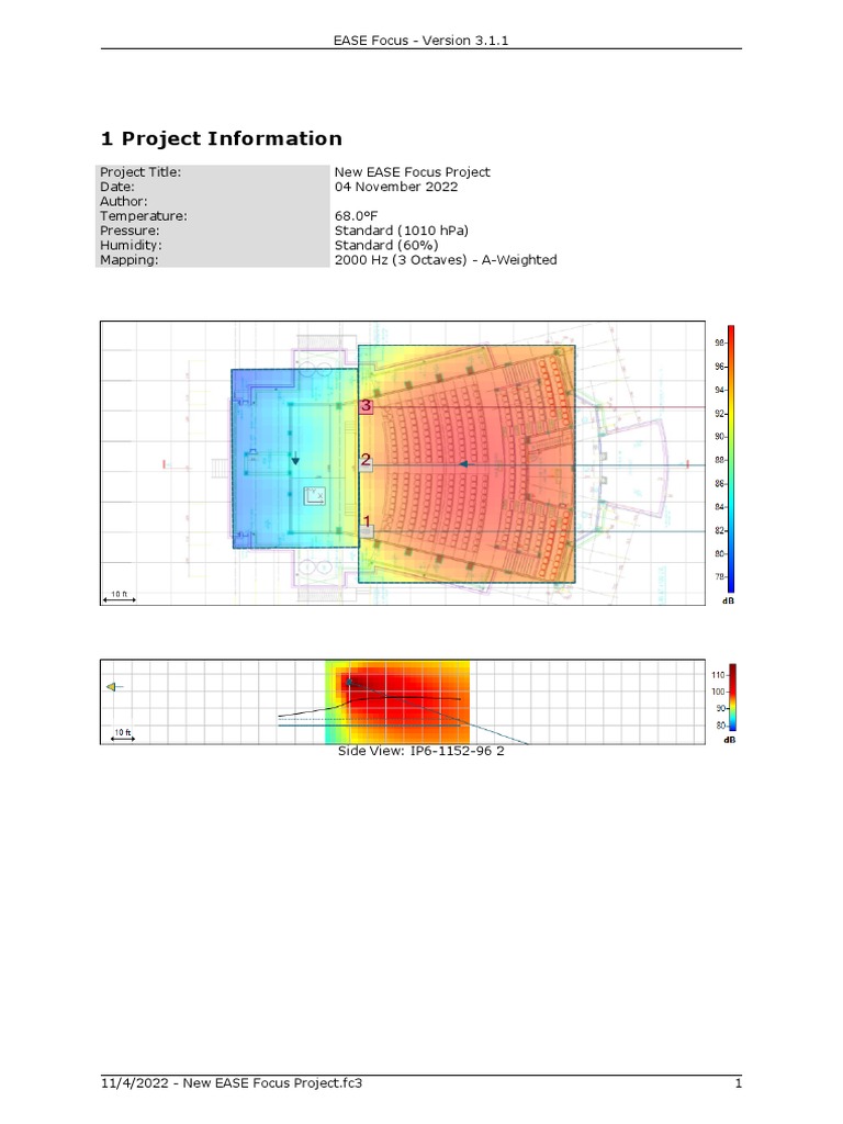 GREF Centre - Auditorium - Pune - Simulation Report | PDF | Loudspeaker ...