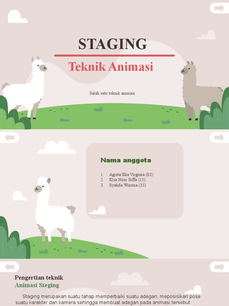 Staging Animation | PDF
