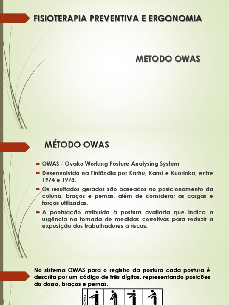 Metodo Owas | PDF | Pé