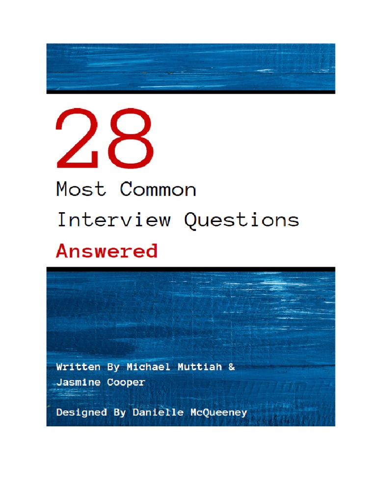 28 Most Common Questions Answered | PDF | Motivation | Motivational