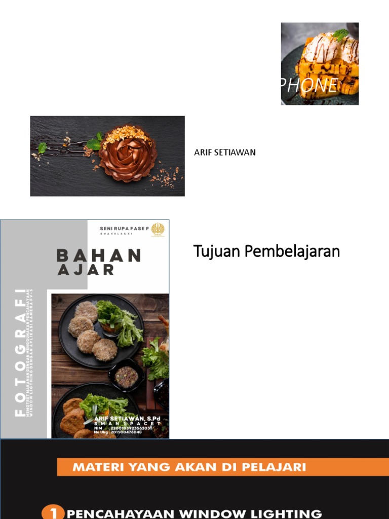 Media Ajar Fotografi Arif Setiawan Siklus 2 | PDF